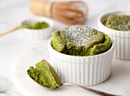 Matcha Souffles